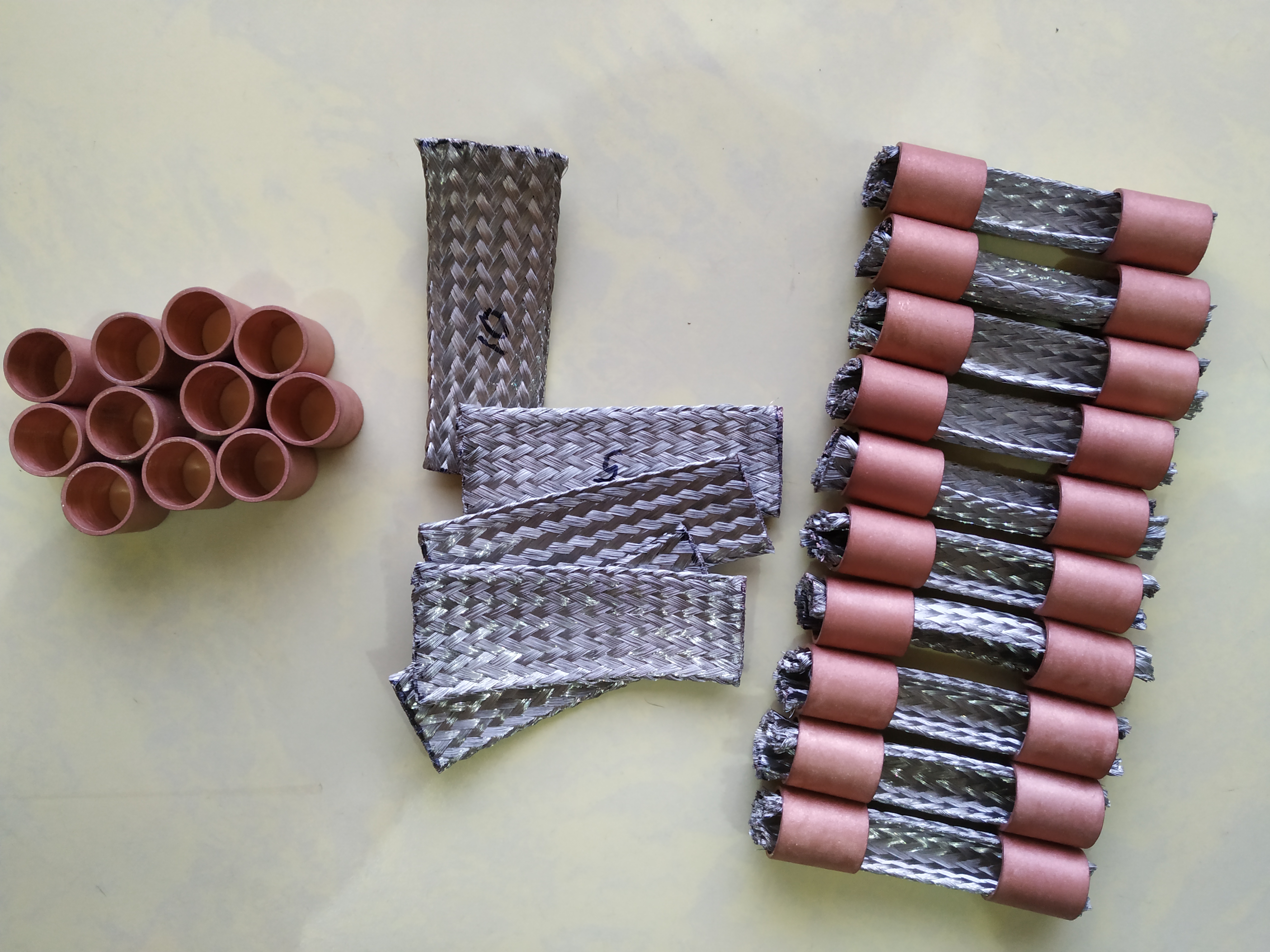 Flexible braided copper connectors